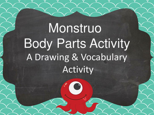 Monstruo Body Parts Activity | Teaching Resources
