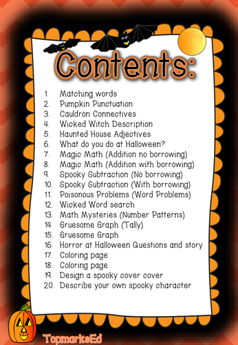Halloween Activity Pack. Primary Halloween activities (Maths, English ...