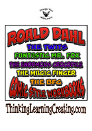 Roald Dahl Novel Study Worksheet Bundle 5 Pack | Teaching Resources