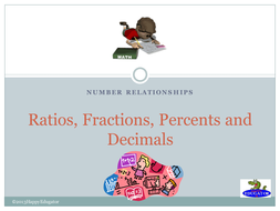 Ratios, Fractions, Percents, and Decimals PowerPoint | Teaching Resources