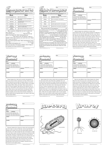 Organisms in Our World Reading Activity Pack Bundle | Teaching Resources