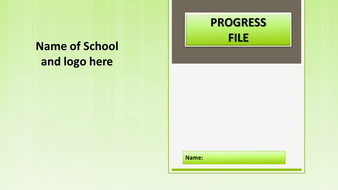 Progress File | Teaching Resources