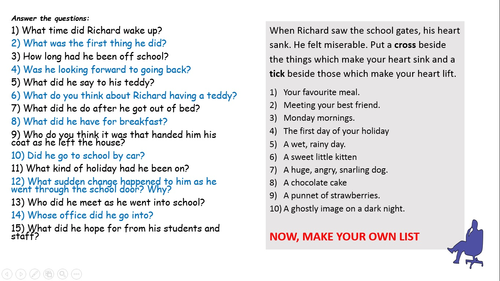 Mini short stories wtih exercises. by andorian - UK Teaching Resources ...