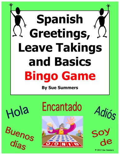 Spanish Greetings and Leave Takings Bundle of 10 | Teaching Resources