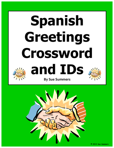 Spanish Greetings and Leave Takings Bundle of 10 | Teaching Resources