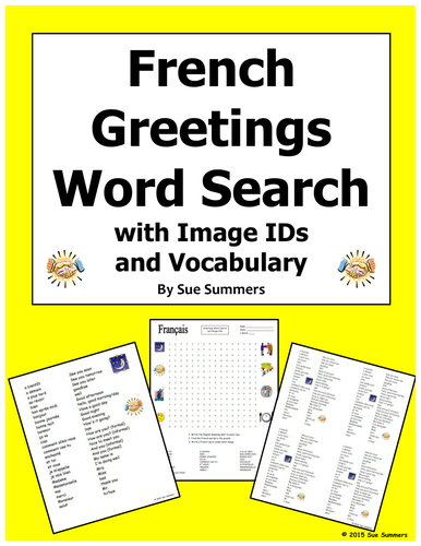 French Greetings and Leave Takings Bundle | Teaching Resources