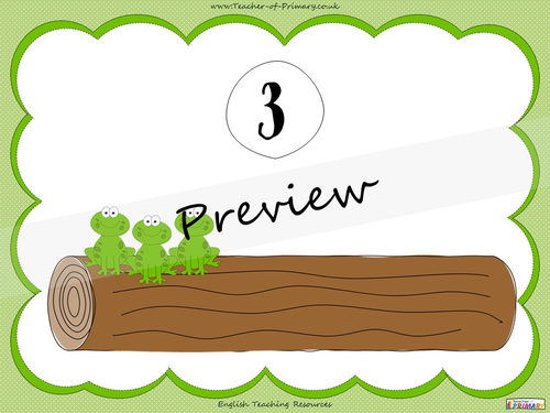 Counting Frogs on the Log - EYFS | Teaching Resources