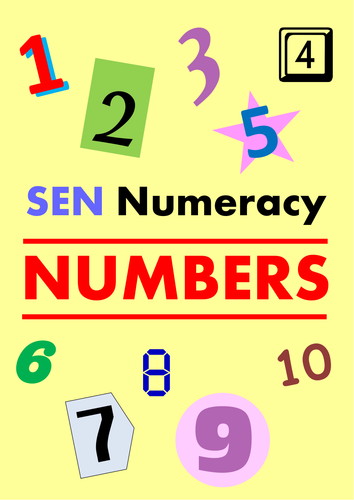 SEN Numeracy - NUMBERS | Teaching Resources
