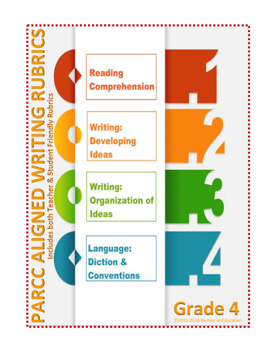 Grade 4: Student & Teacher Friendly Common Core & PARCC Aligned Writing ...