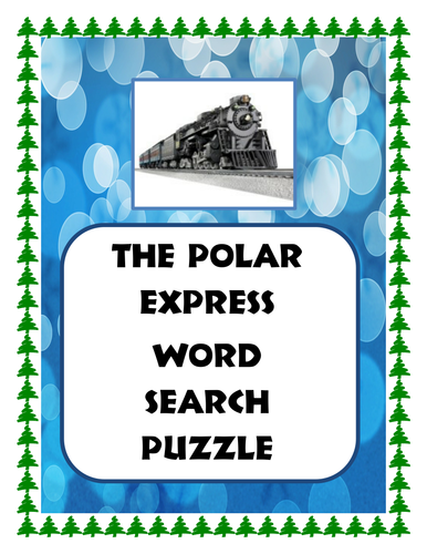 The Polar Express by Chris Van Allsburg Wordsearch Puzzle | Teaching ...