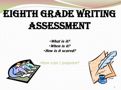 Middle Grades Writing Test Preparation PowerPoint | Teaching Resources