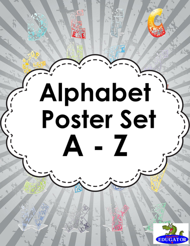 Alphabet Poster Set | Teaching Resources