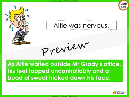 Show Not Tell - Year 5 and 6 | Teaching Resources