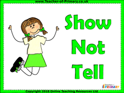 Show Not Tell by Online_Teaching_Resources | Teaching Resources