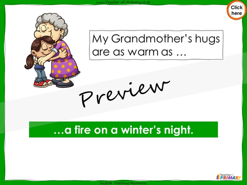 Similes - Year 5 and 6 | Teaching Resources