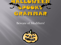 Halloween Spooky Grammar PowerPoint | Teaching Resources