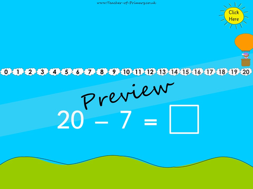 Up, Up and Take Away! (Subtracting Numbers to 20) | Teaching Resources