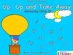 Up, Up and Take Away! (Subtracting Numbers to 20) | Teaching Resources