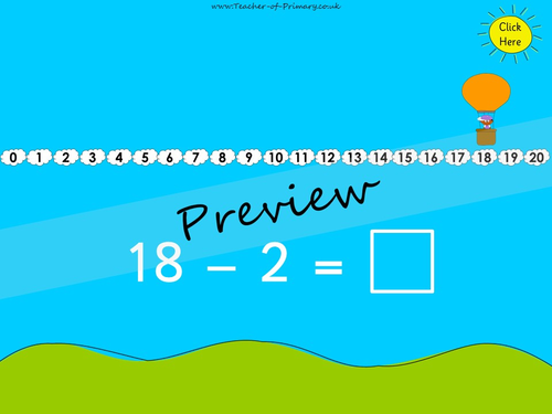 Up, Up and Take Away! (Subtracting Numbers to 20) | Teaching Resources