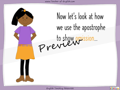 Using the Apostrophe | Teaching Resources