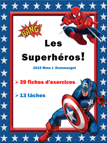 Les Superhéros! | Teaching Resources
