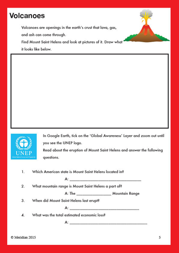 More Google Earth Worksheets | Teaching Resources