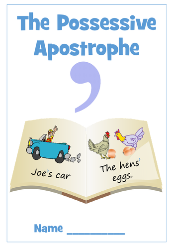 The Possessive Apostrophe Worksheets | Teaching Resources