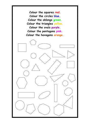 2D Shape Key Stage 1 Resource Pack | Teaching Resources