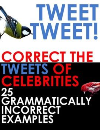 TWITTER ISSUES - Correct the Spelling and Grammar of Celebrities ...