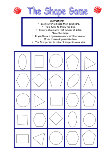 2D Shape Key Stage 2 Resource Pack | Teaching Resources