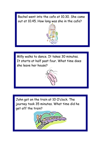 Time - Problem Solving | Teaching Resources