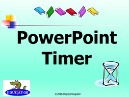 PowerPoint Timer - Time Remaining PowerPoint for Classroom Management ...