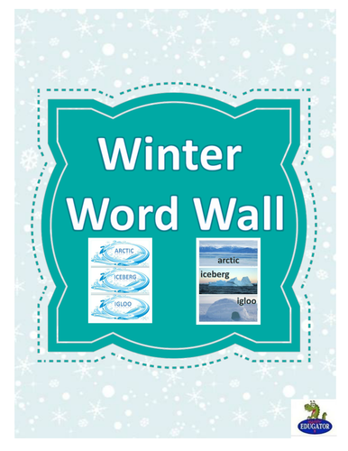 Winter Word Wall | Teaching Resources