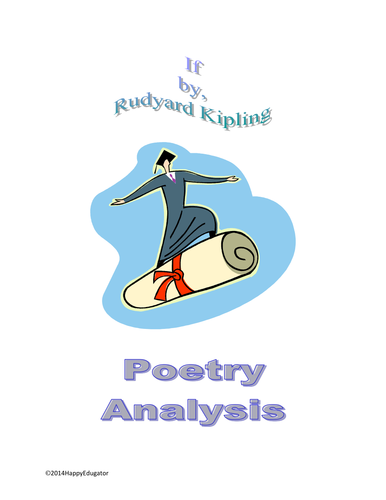 If by Rudyard Kipling Poetry Analysis | Teaching Resources