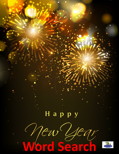 Happy New Year Word Search Activity | Teaching Resources