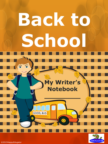 Back to School - Writing Notebook | Teaching Resources