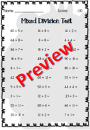 0-12 Multiplication Times Tables Booklet. Activities, tests ...