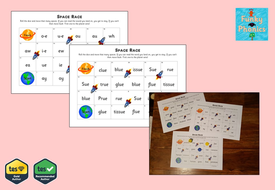 Phonics Phase 5 - Space Race Games | Teaching Resources