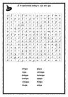 Grade 3 and 4 Spellings: Words ending in -gue and -que | Teaching Resources