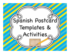 Spanish Postcard Templates & Activities | Teaching Resources