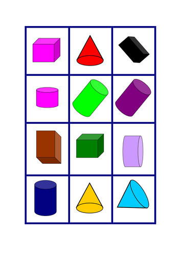 3D Shape Key Stage 1 Resource Pack | Teaching Resources