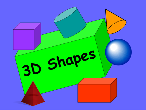 3D Shape Key Stage 1 Resource Pack | Teaching Resources