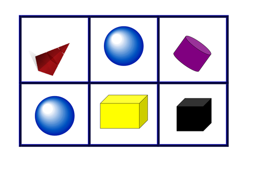 3D Shape Key Stage 1 Resource Pack | Teaching Resources