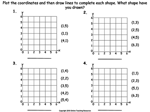 Drawing Shapes on a Grid - Year 4 | Teaching Resources