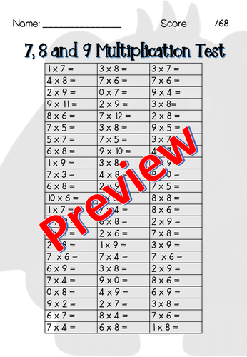Multiplication and Division 0 through 12. Activities, games, worksheets ...