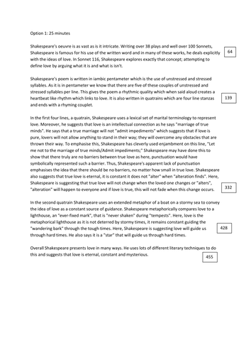 Sonnet 116 by William Shakespeare | Teaching Resources