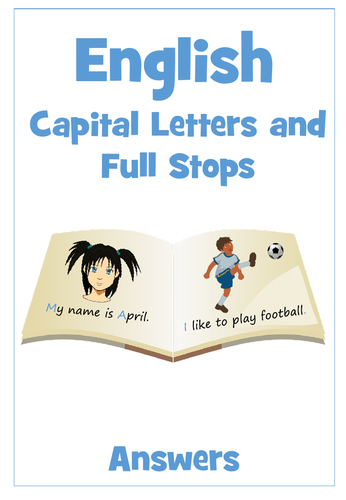 Full Stops and Capital Letters Worksheets - SEN Resource | Teaching ...