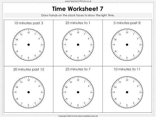 Telling the Time - Year 2 | Teaching Resources