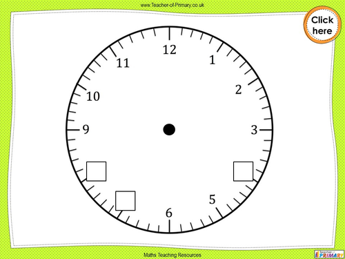 Telling the Time - Year 2 | Teaching Resources