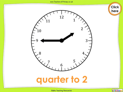 Telling the Time - Year 2 | Teaching Resources